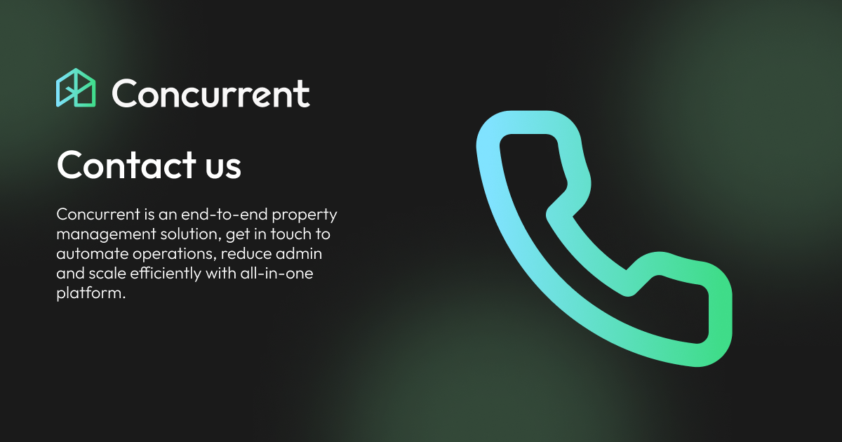 Contact Concurrent | Property Management Solution